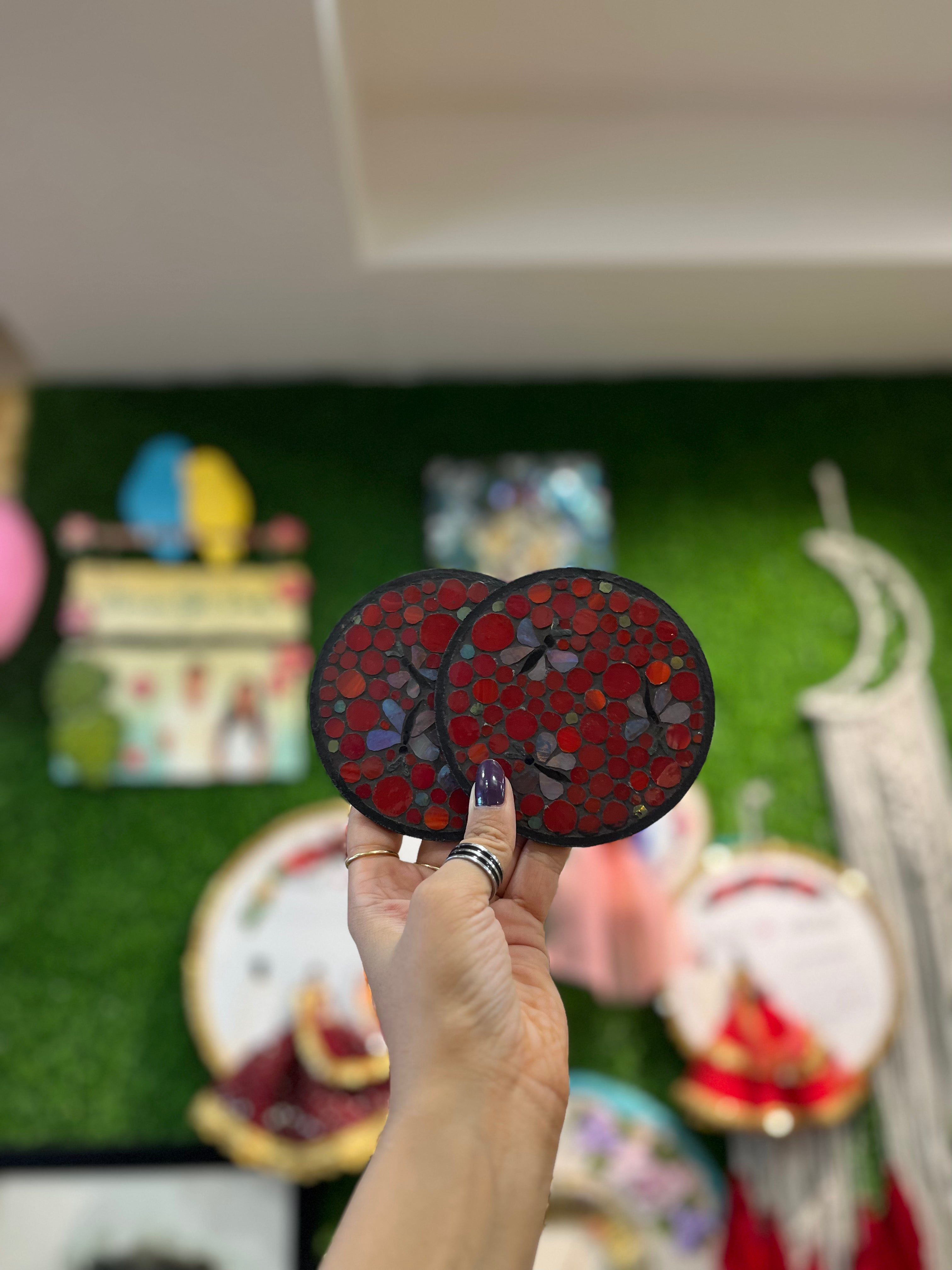 Rustic Charm Handmade Coasters – Artsty